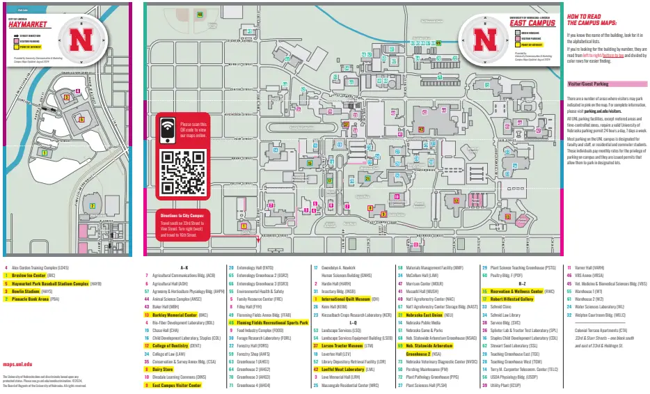 University of Nebraska Lincoln Campus Map - All Maps