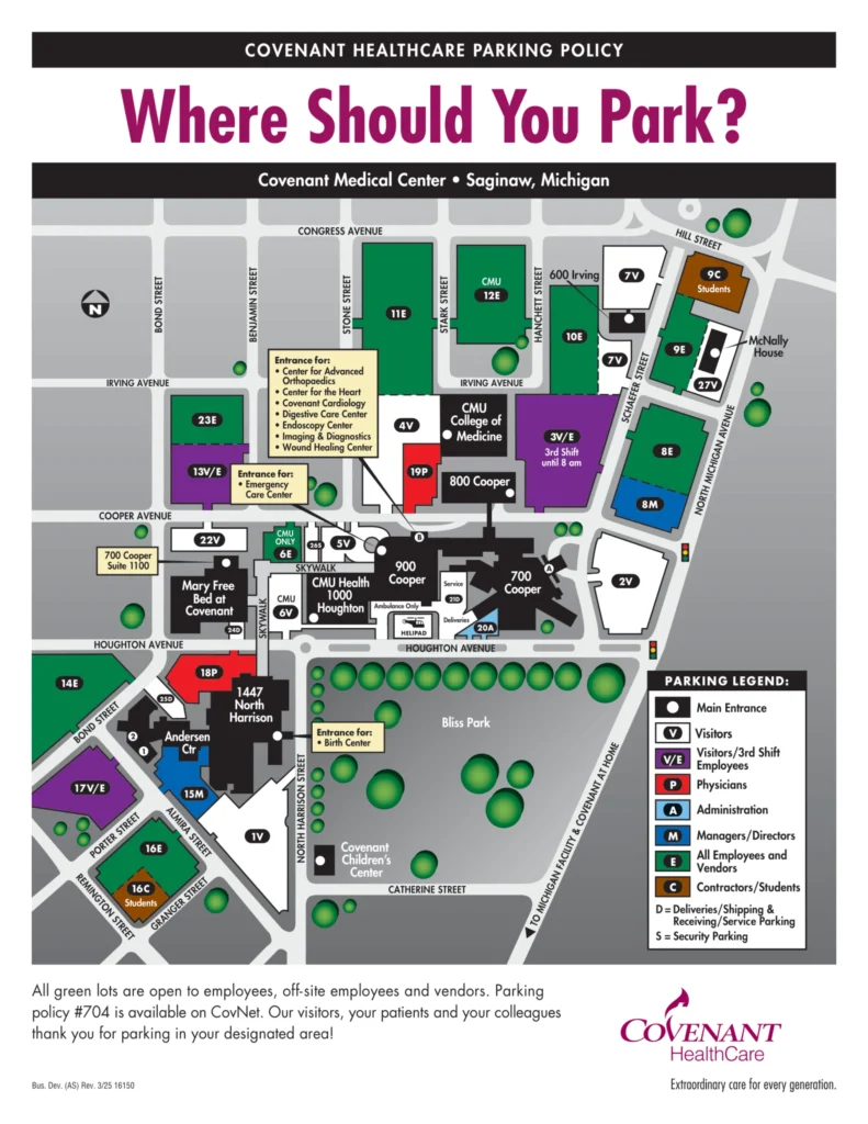 Covenant Medical Center Hospital Map (2025 - 2019) - All Maps