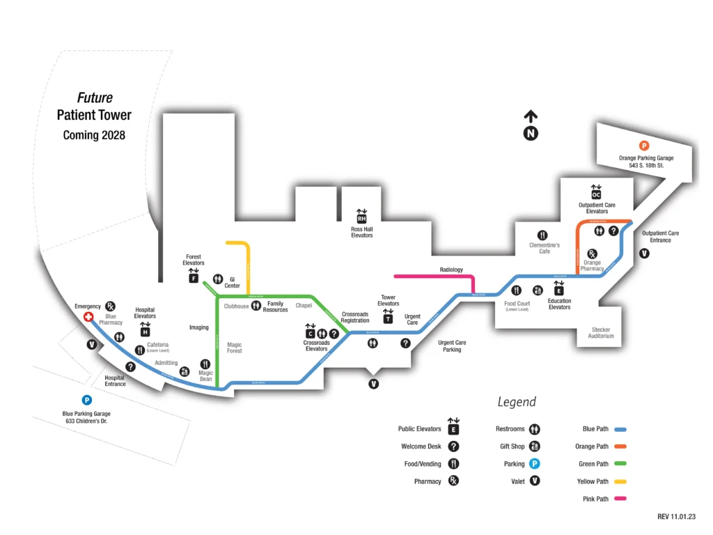 Nationwide Children’s Hospital Map (2023 - 2012) - All Maps