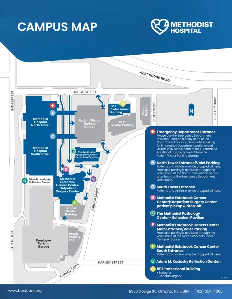 Nebraska Methodist Hospital Map (2025) - All Maps