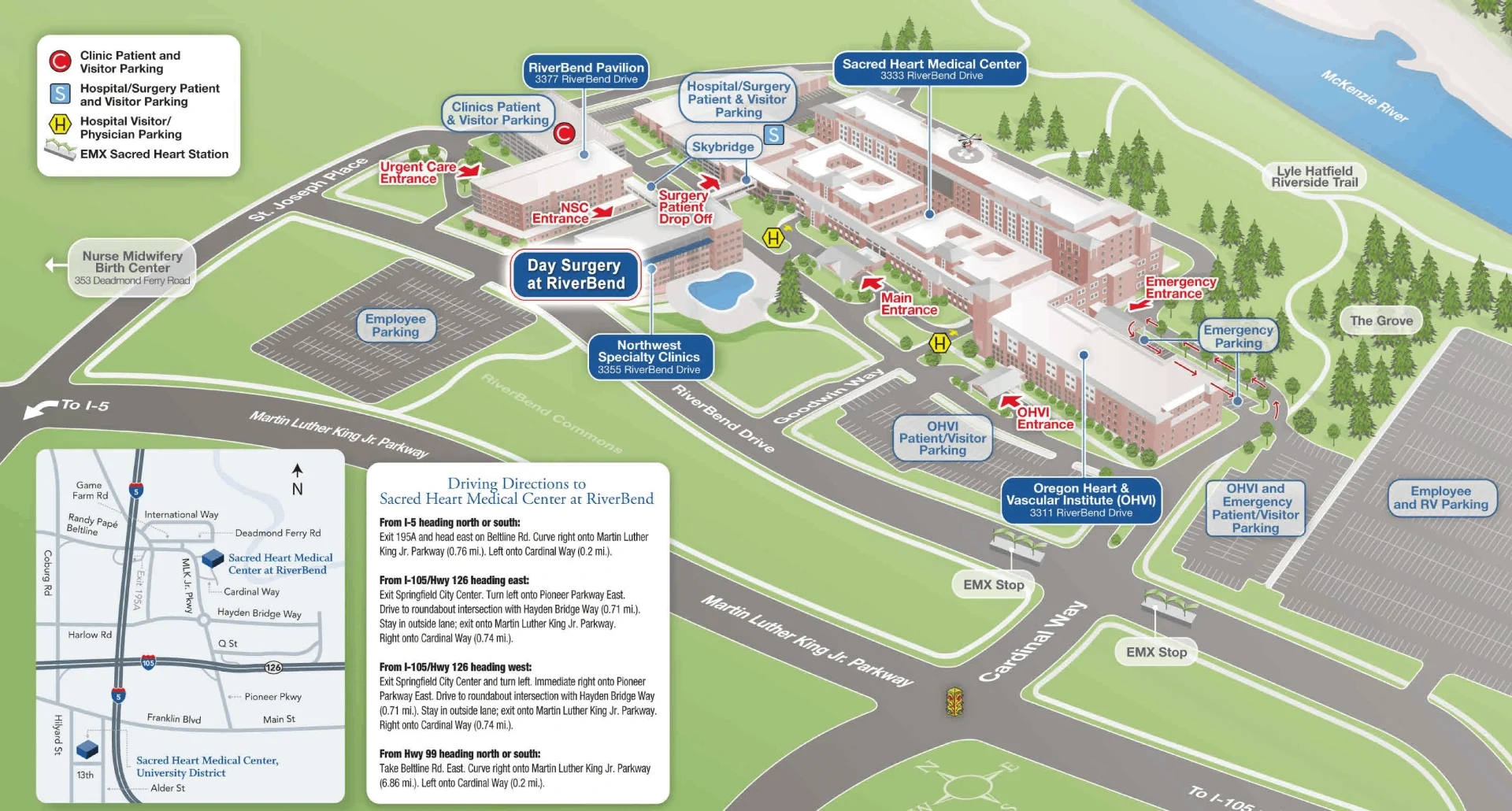 RiverBend Hospital Map (2023 - 2020) - All Maps