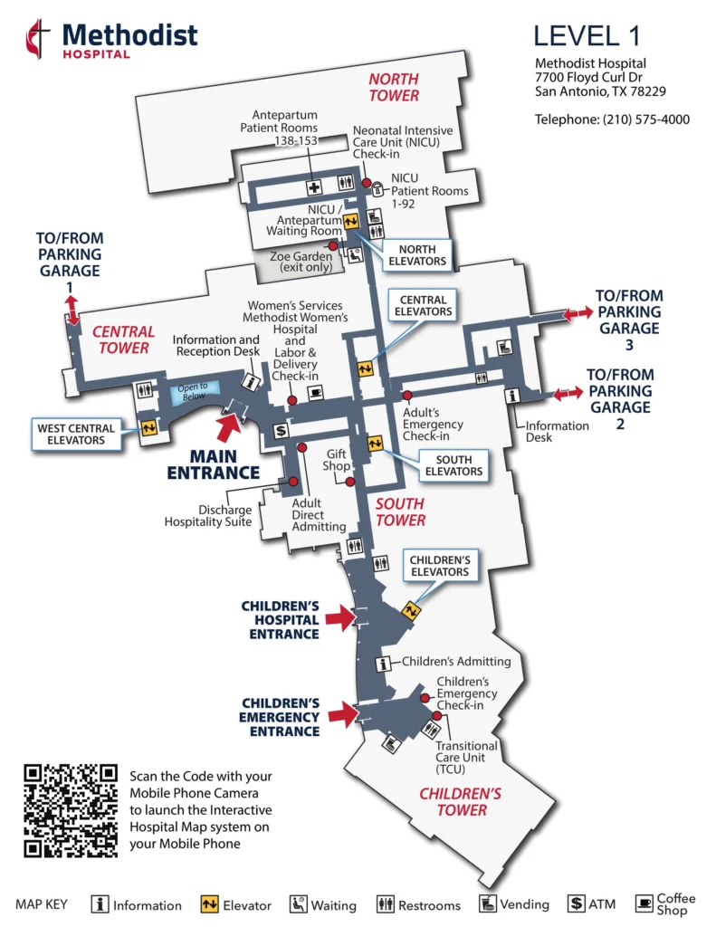 San Antonio Methodist Hospital Map (2024) - All Maps