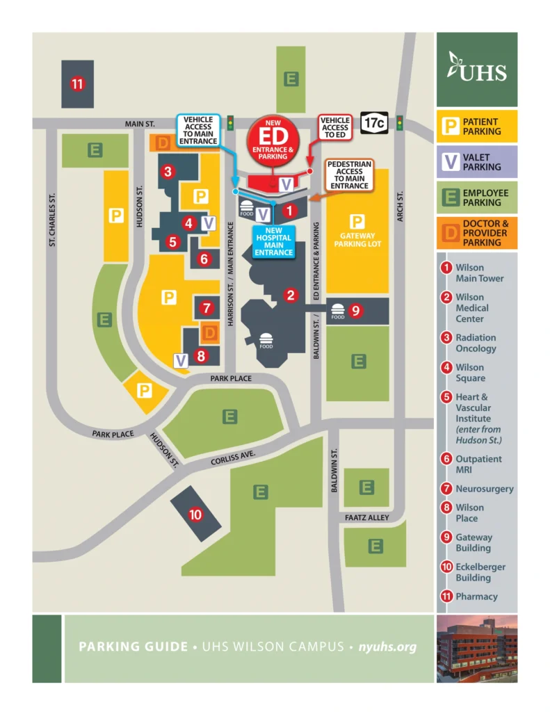 UHS Wilson Hospital Map (2024 - 2021) - All Maps