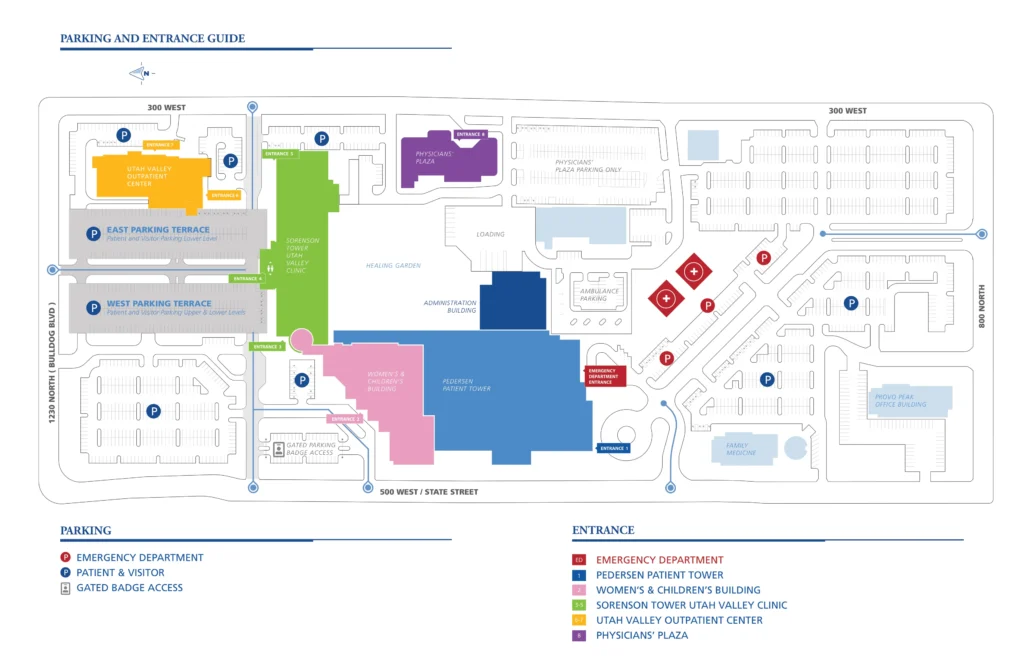 Utah Valley Hospital Map (2024) - All Maps