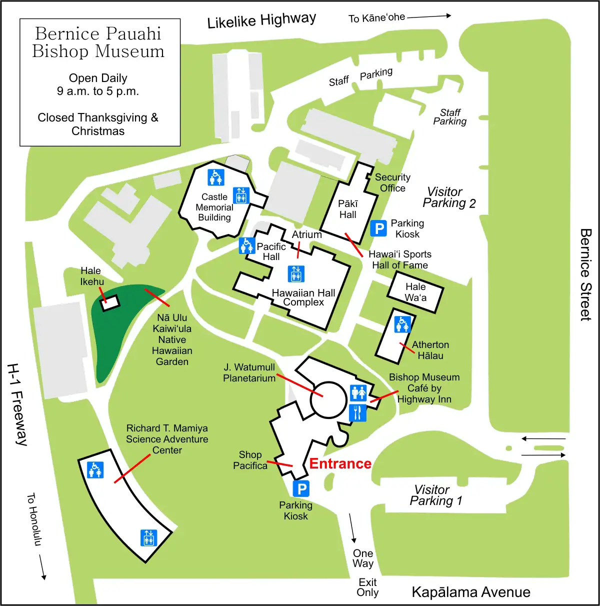 Bishop Museum Map (2023-2019) - All Maps