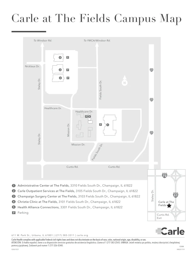 Carle at the Field Hospital Map (2021 - 2020) - All Maps