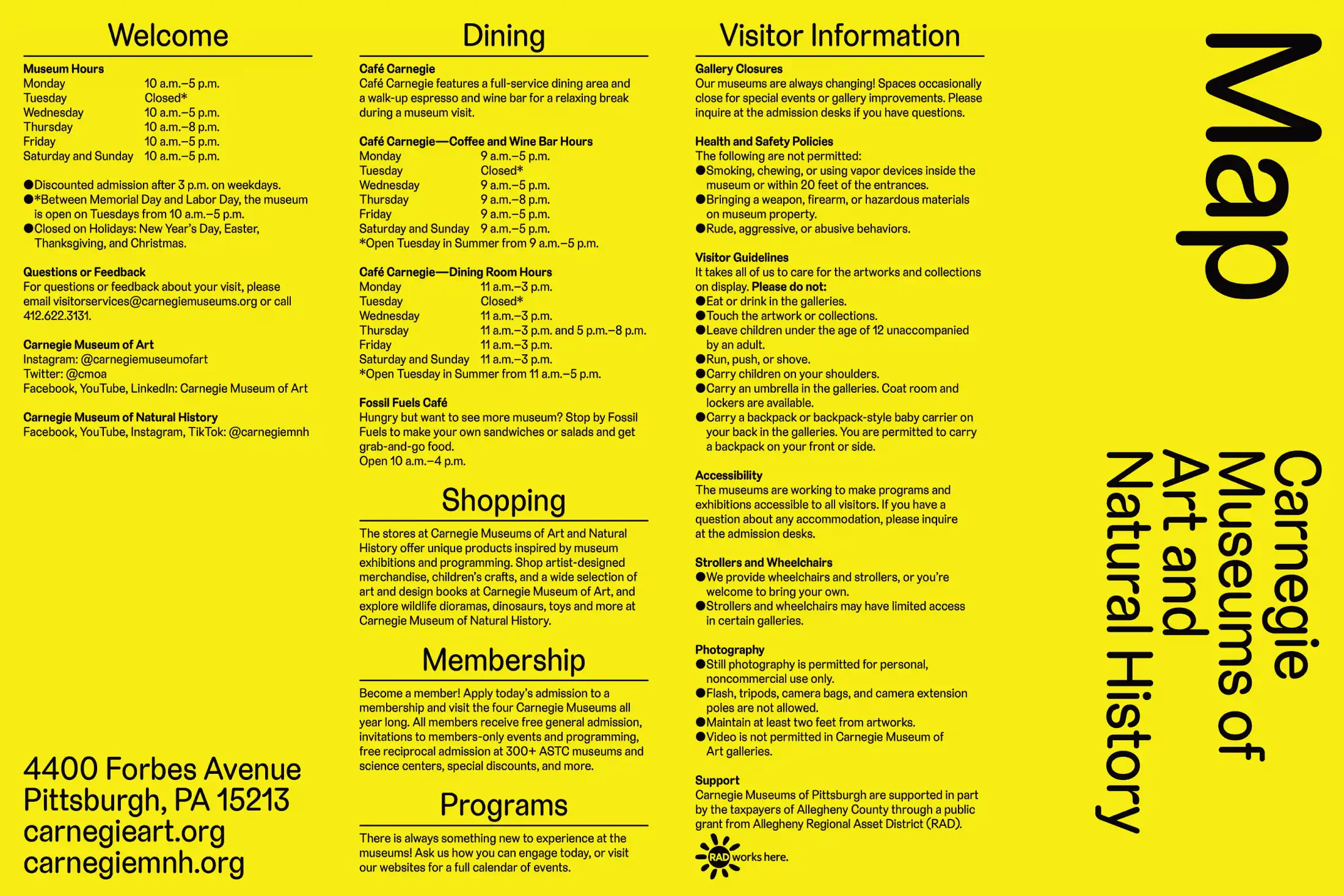 Carnegie Museum of Natural History Map (2024-2023) - All Maps