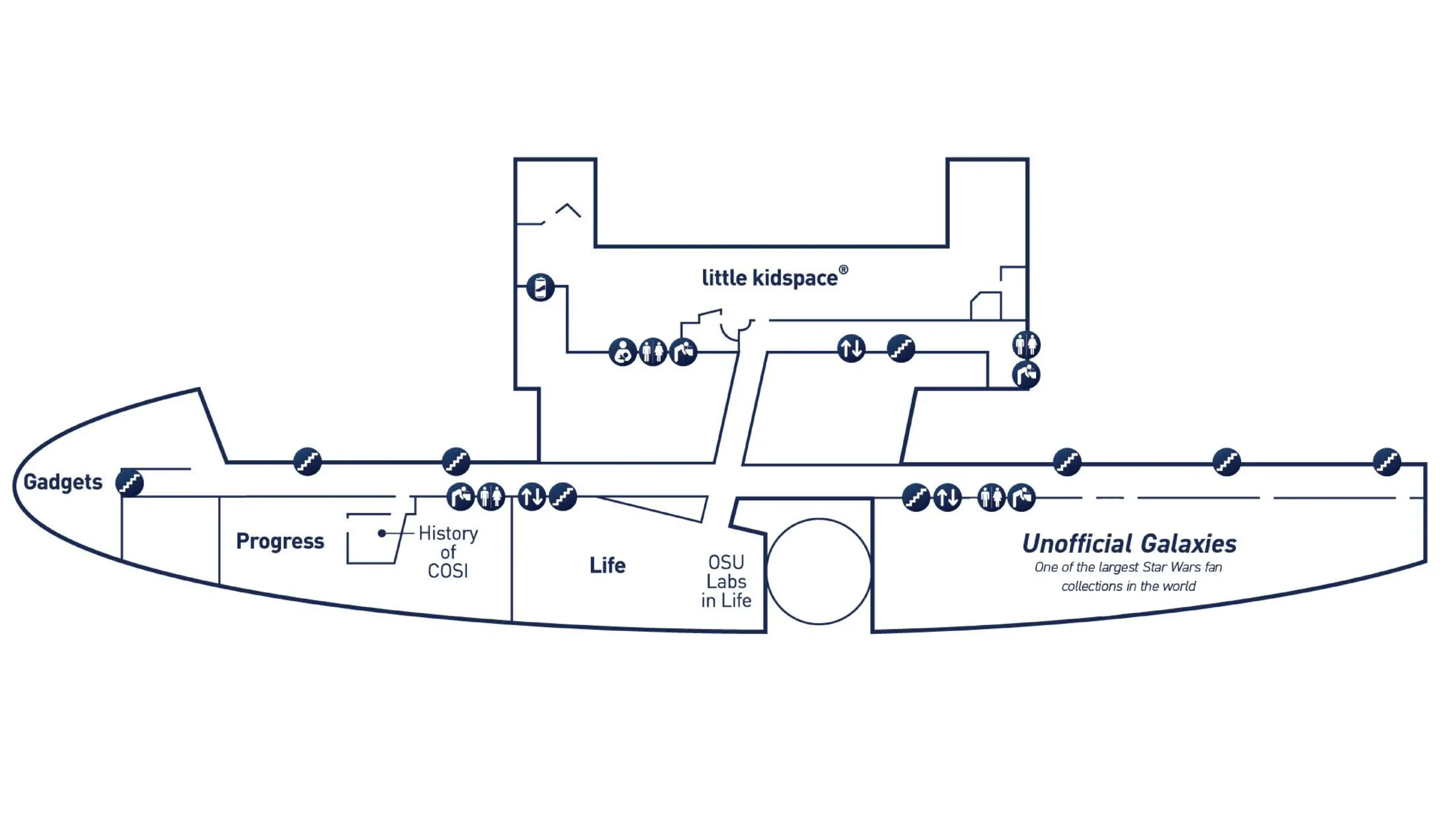 Center of Science and Industry Map (2025 - 2022) - All Maps