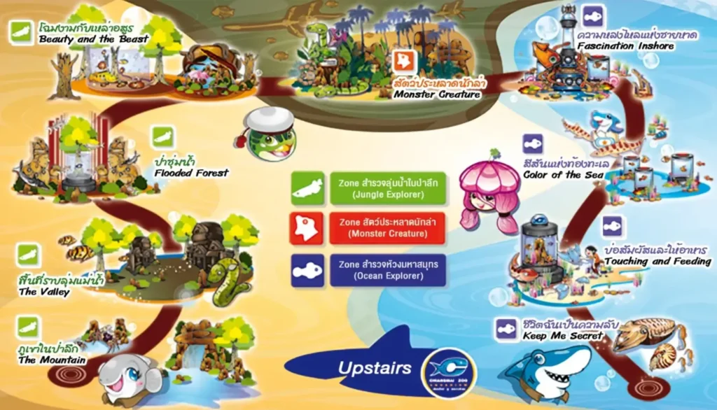 Chiang Mai Zoo Aquarium Map (2024) - All Maps