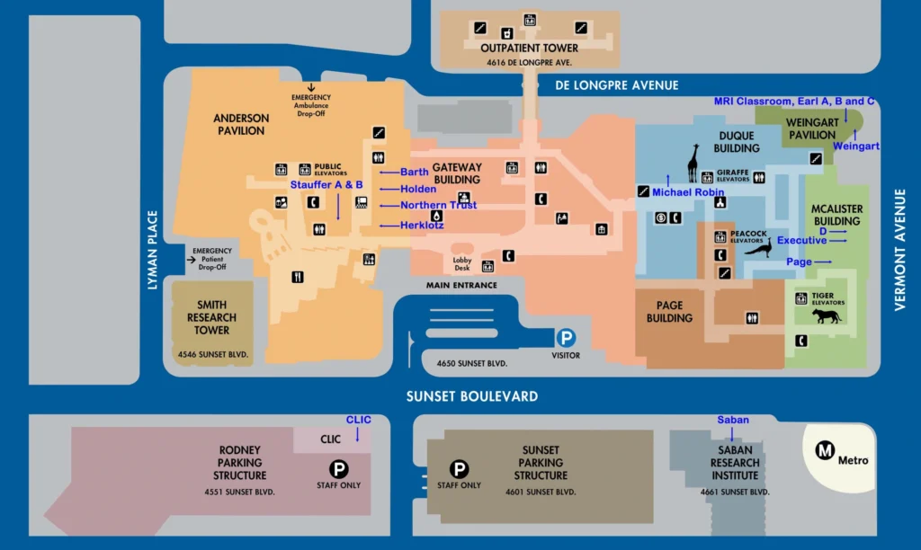 Children’s Hospital Los Angeles Map (2023 - 2020) - All Maps
