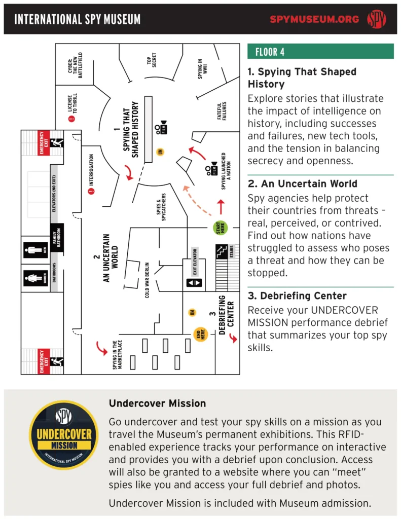 International Spy Museum Map (2025-2023) - All Maps
