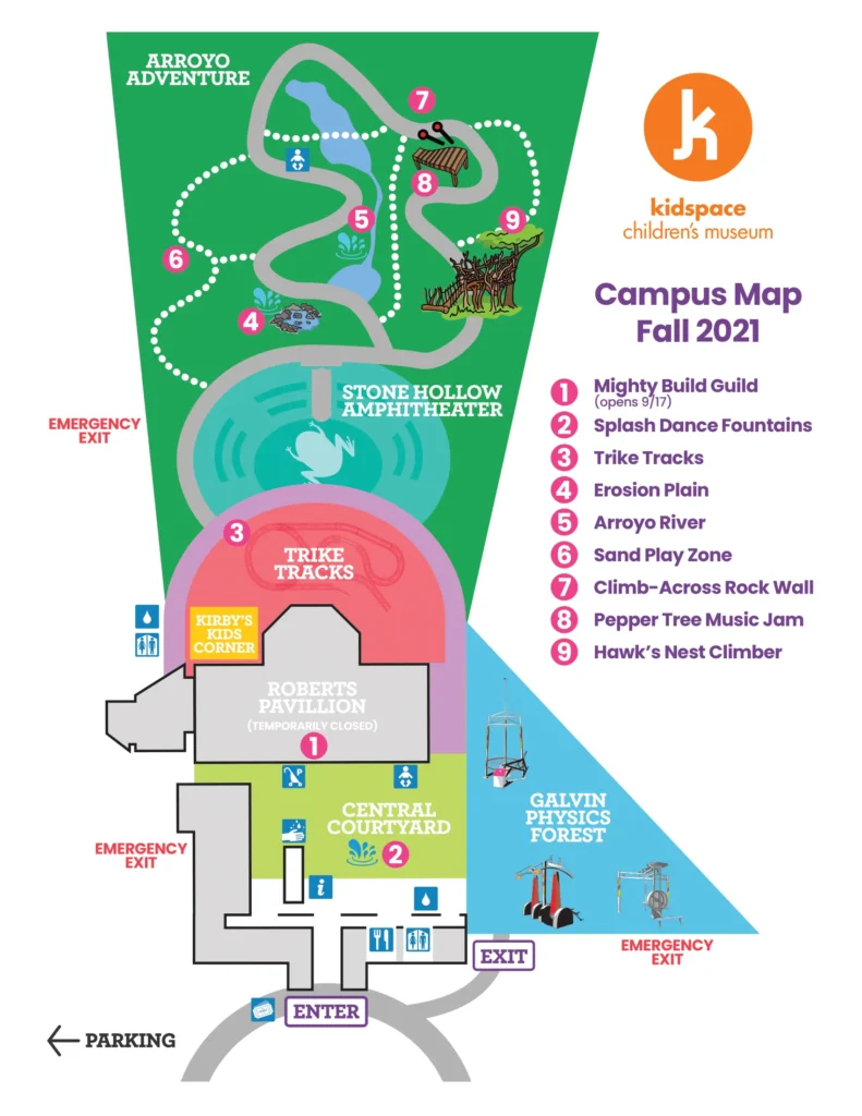 Kidspace Children's Museum Map (2025-2021) - All Maps