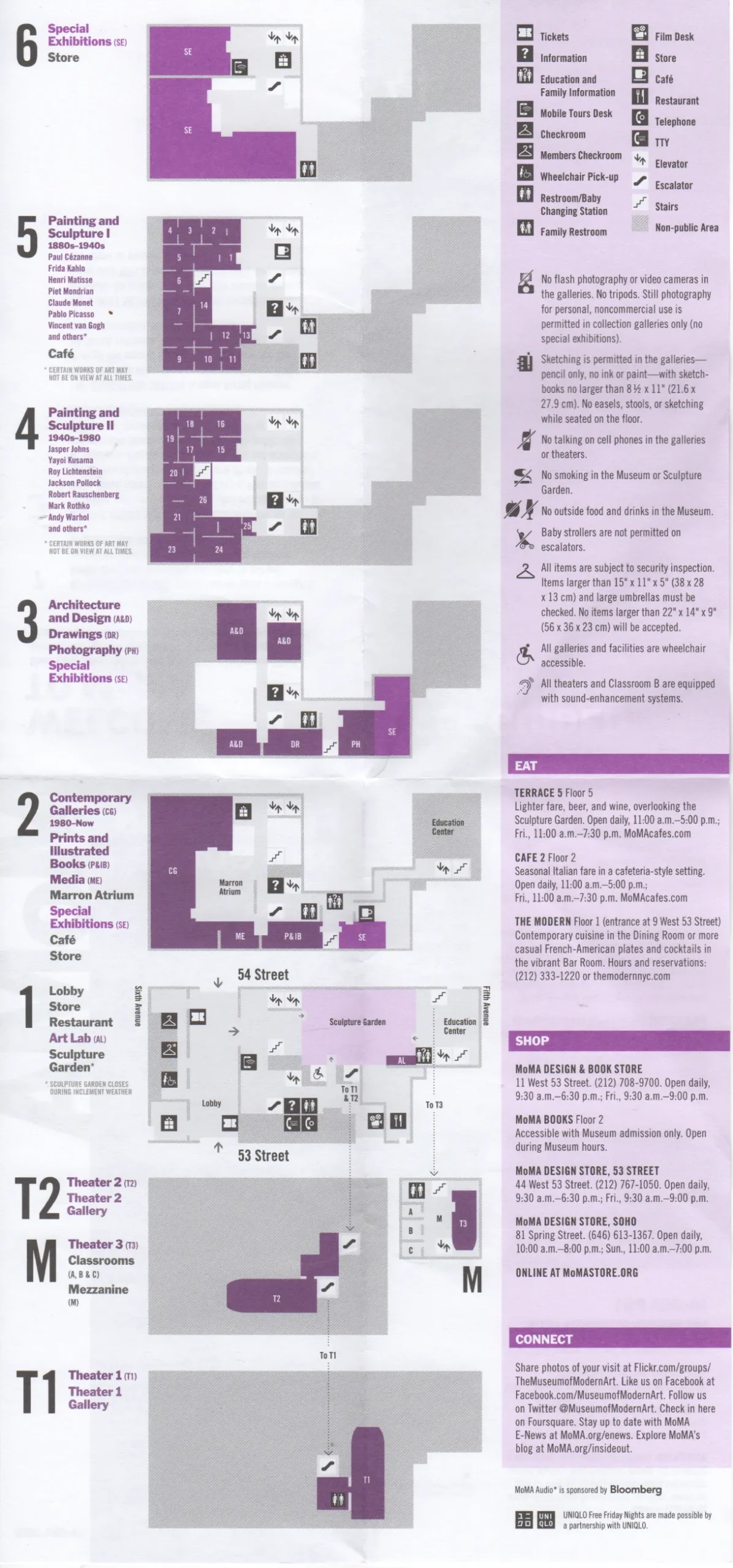 MOMA Museum Map (2025-2014) - All Maps