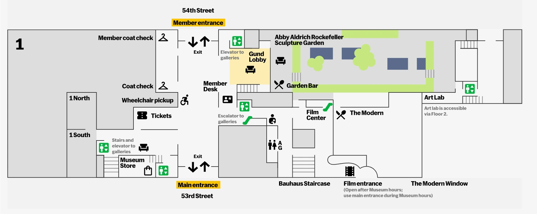 MOMA Museum Map (2025-2014) - All Maps