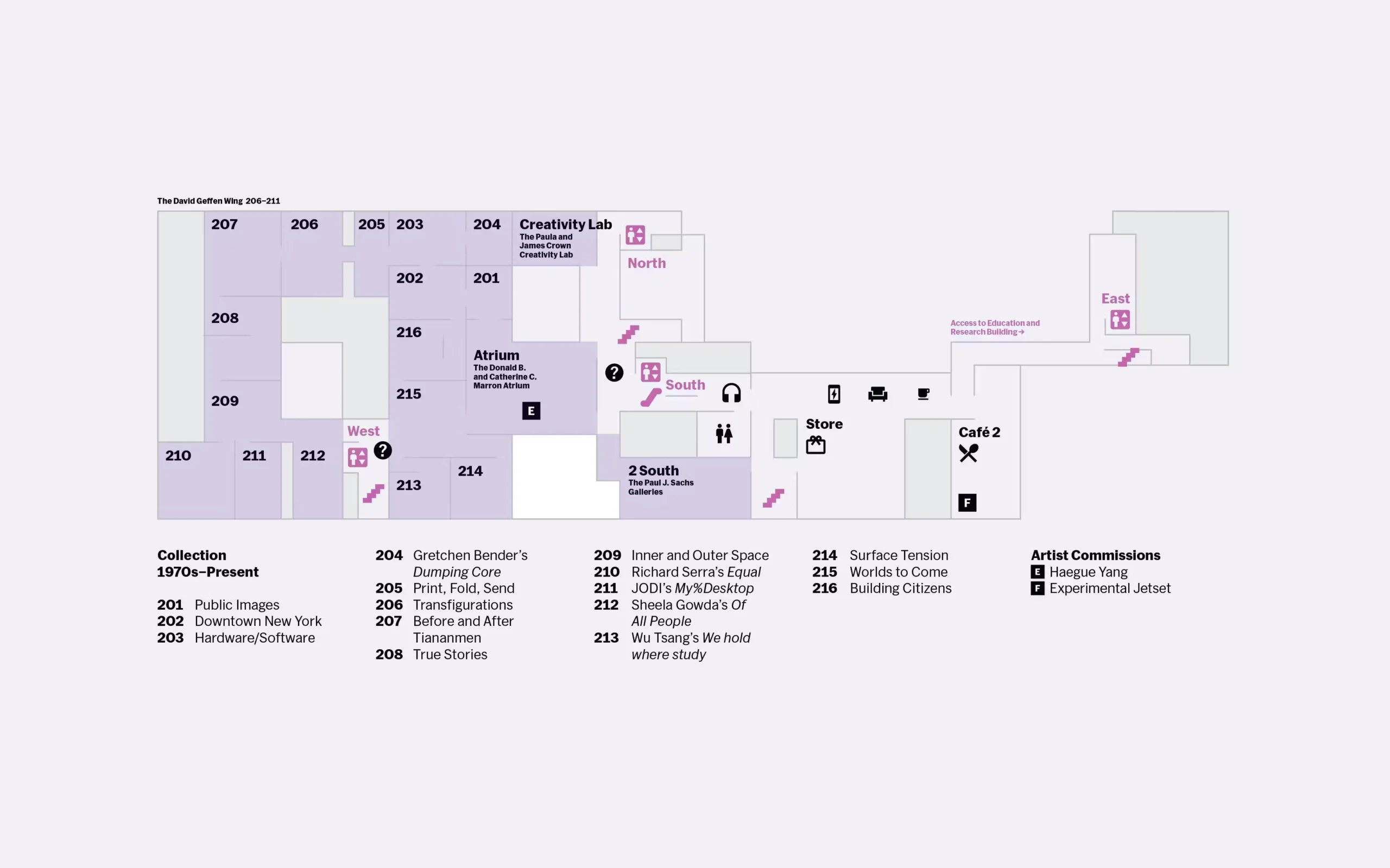 MOMA Museum Map (2025-2014) - All Maps