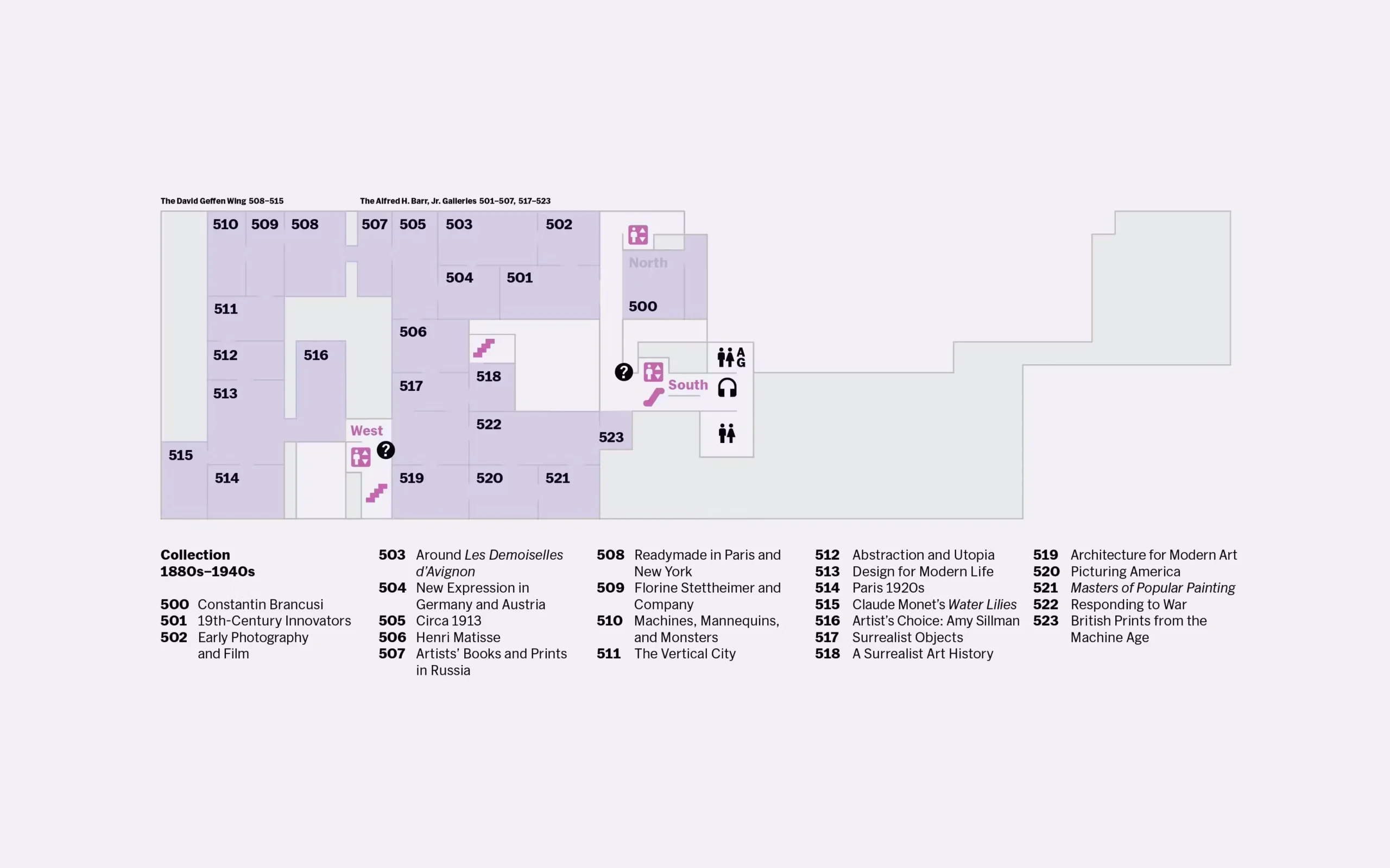 MOMA Museum Map (2025-2014) - All Maps