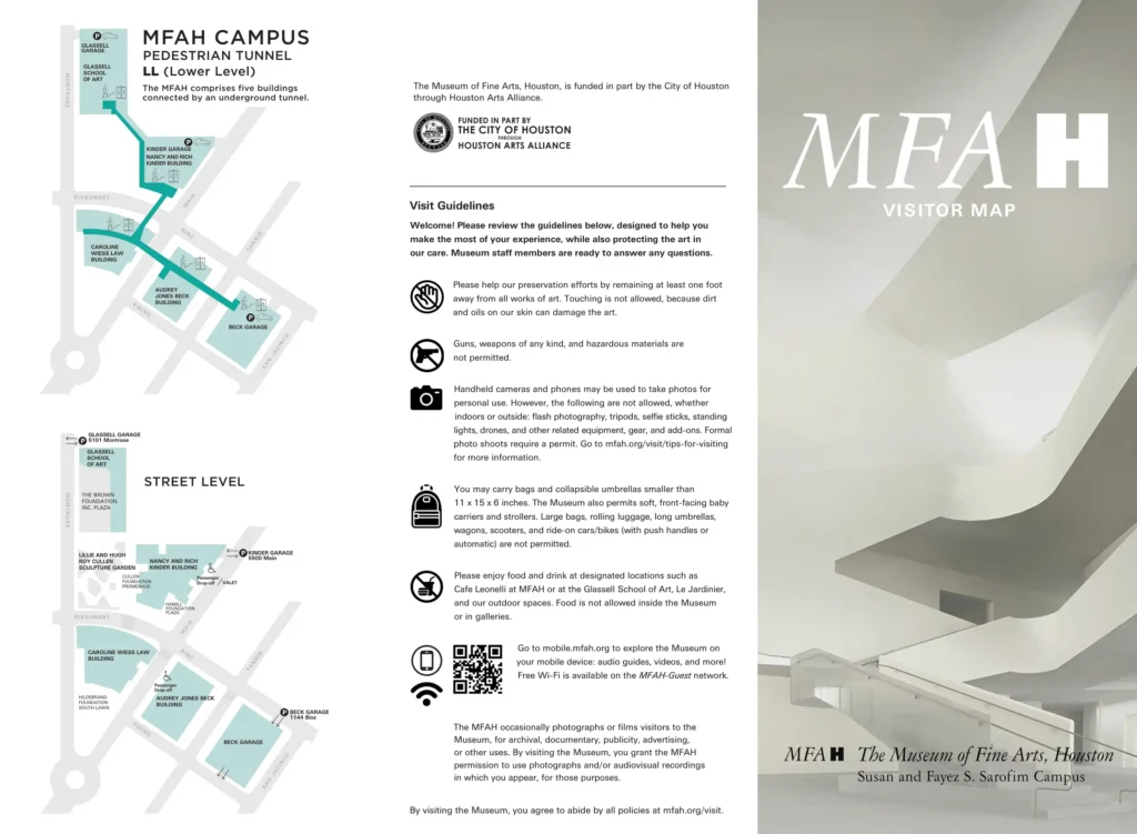 Museum of Fine Arts Houston Map (2023 - 2021) - All Maps