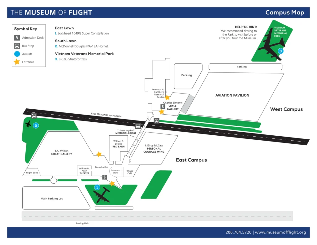 Museum of Flight Map (2025) - All Maps