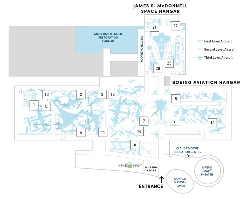 National Air and Space Museum Map (2025-2022) - All Maps