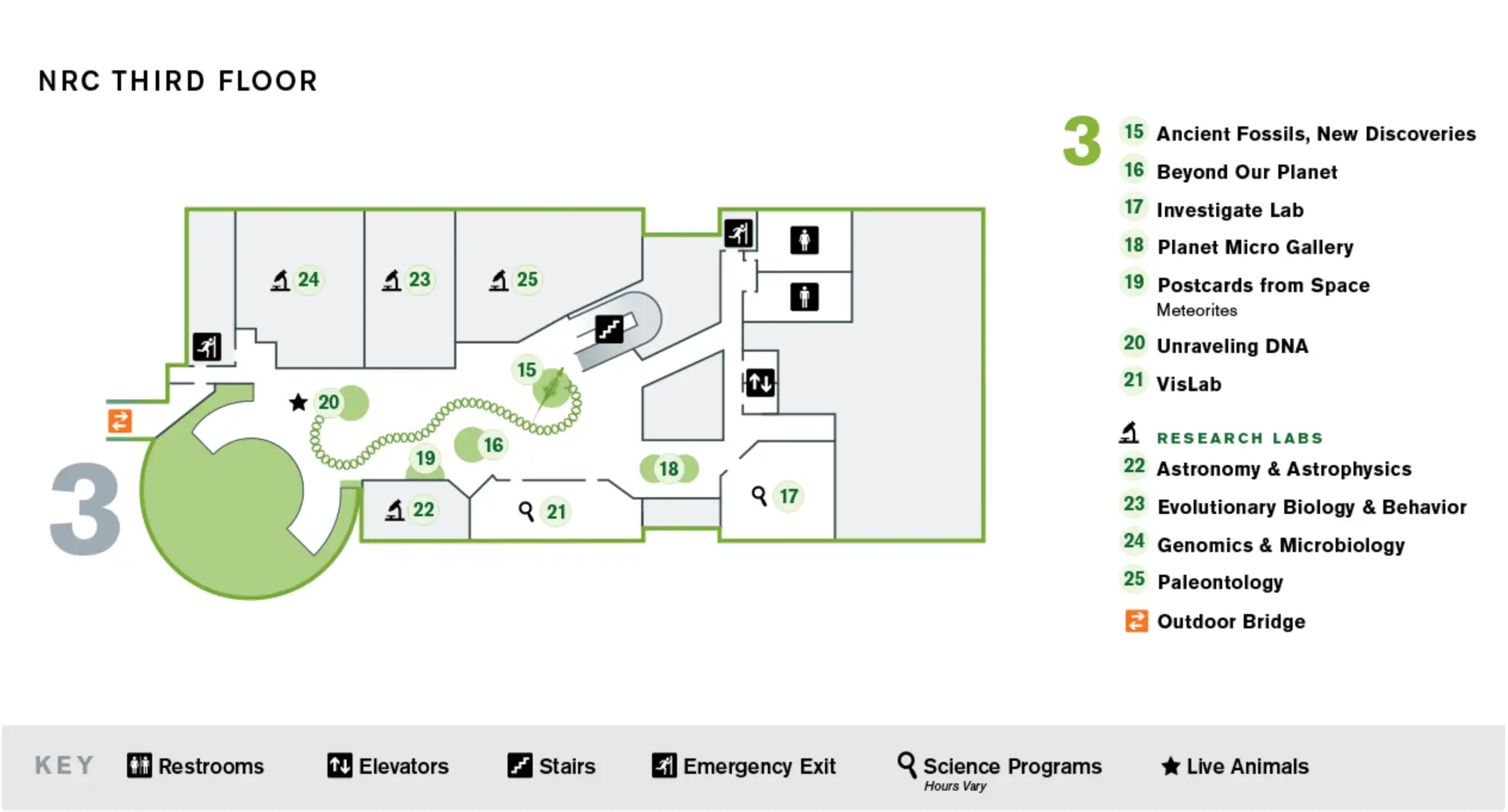North Carolina Museum of Natural Sciences Map (2025 - 2021) - All Maps