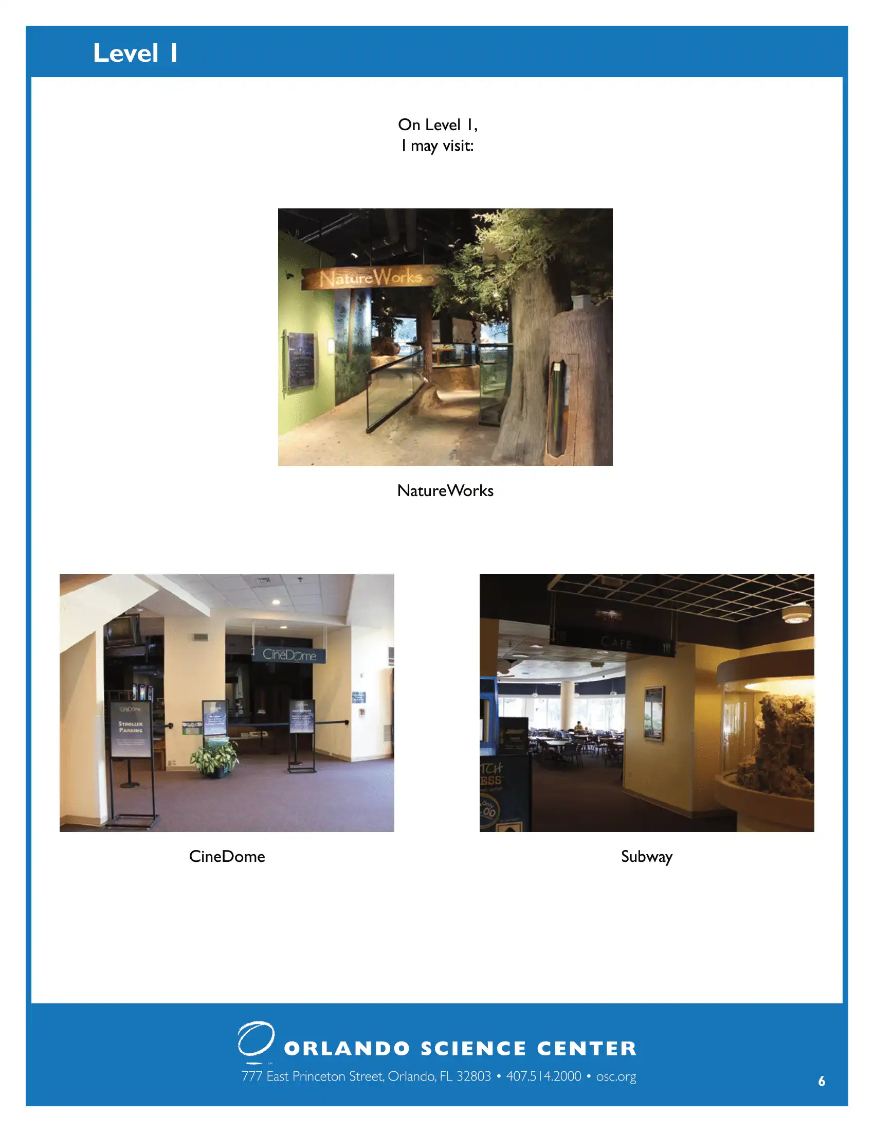 Orlando Science Center Museum Map (2025 - 2018) - All Maps