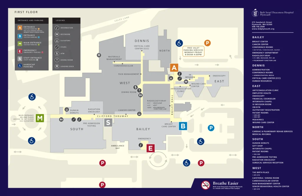 Plymouth Hospital Map (2023) - All Maps