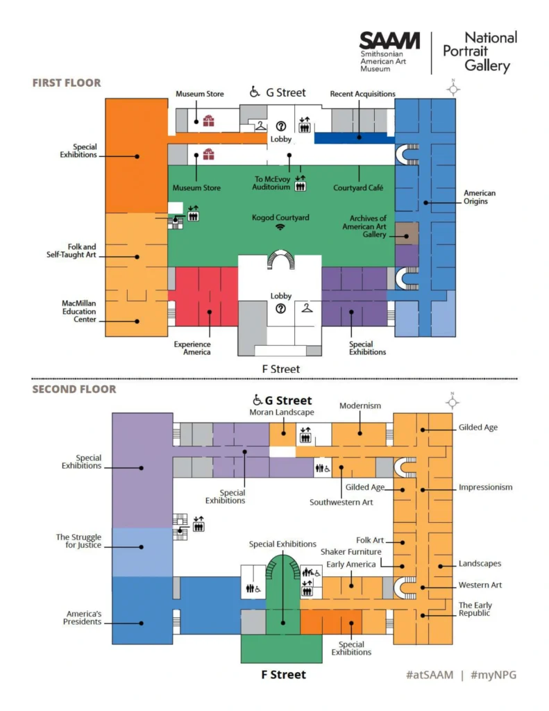 Smithsonian American Art Museum Map (2025) - All Maps