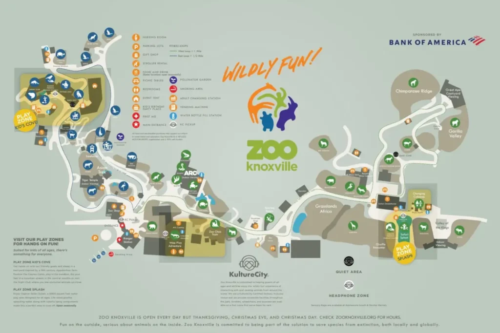 Zoo Knoxville Map (2025 - 2023) - All Maps