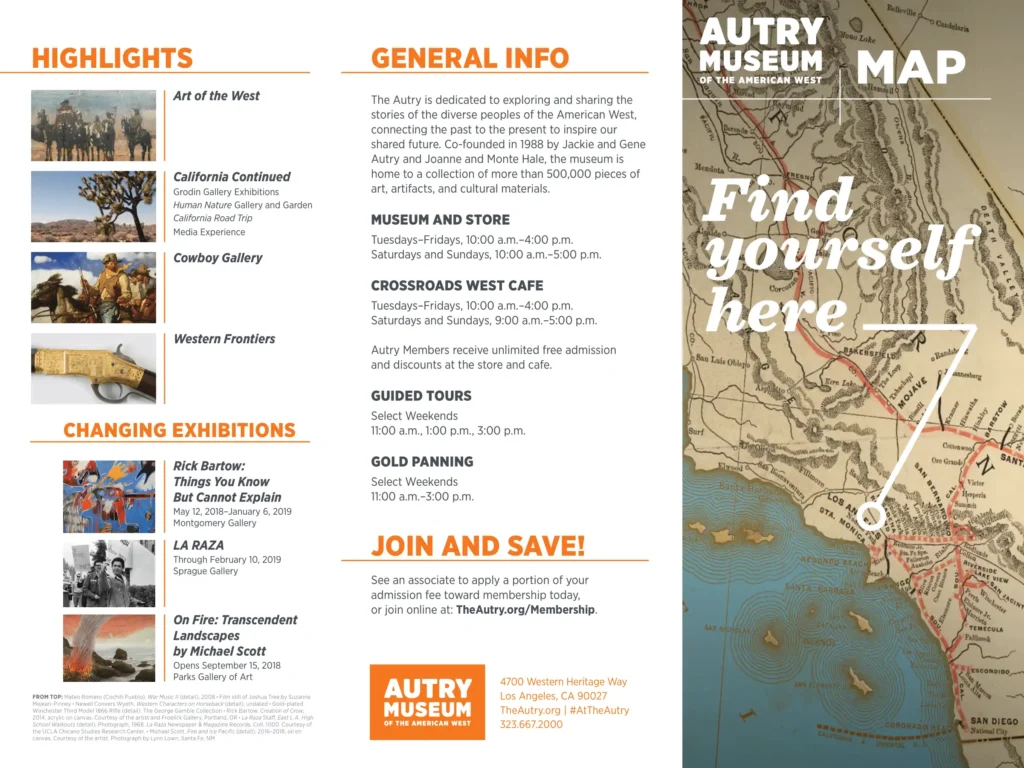 Autry Museum of the American West Map (2018) - All Maps