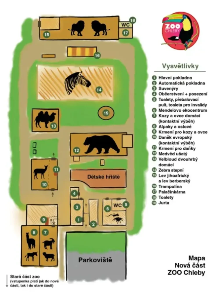 Chleby Zoo Map (2024) - All Maps