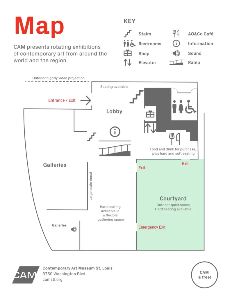 Contemporary Art Museum St. Louis Map (2024) - All Maps