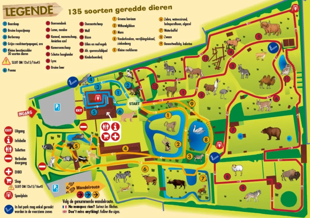 De Zonnegloed Animal Sanctuary Map (2023) - All Maps