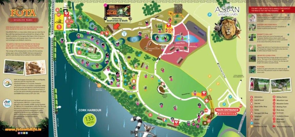 Fota Wildlife Park Map (2023 - 2021) - All Maps