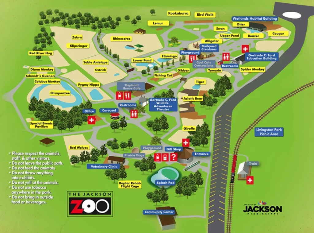 Jackson Zoo Map (2023 - 2019) - All Maps