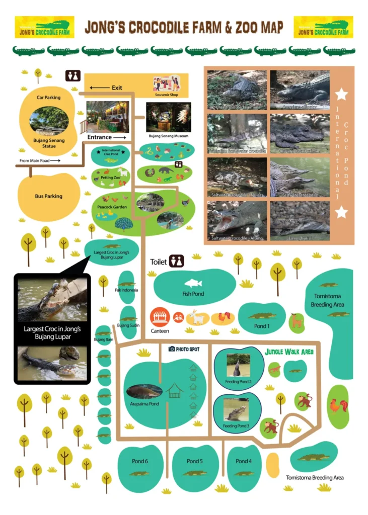 Jong’s Crocodile Farm Map (2023 - 2020) - All Maps