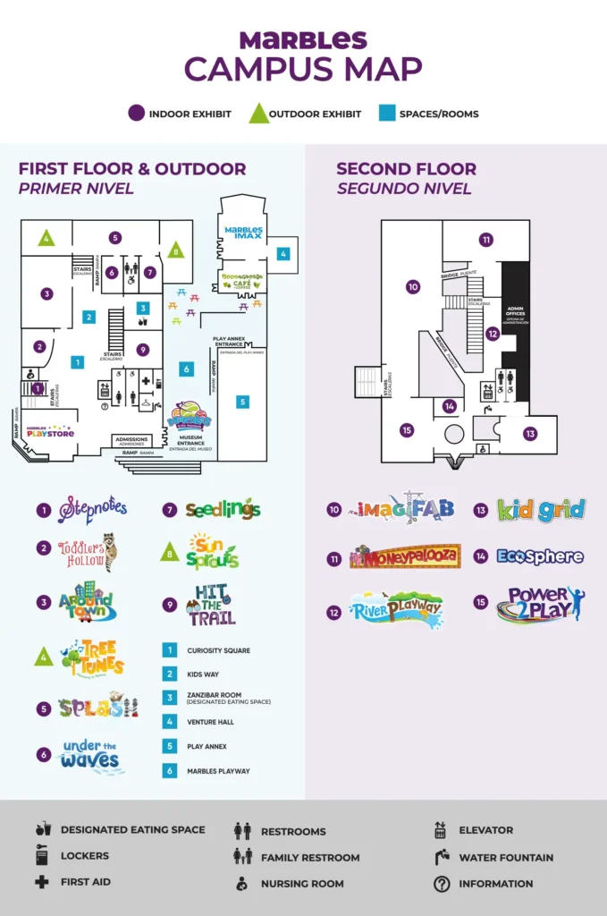 Marbles Kids Museum Map (2025) - All Maps