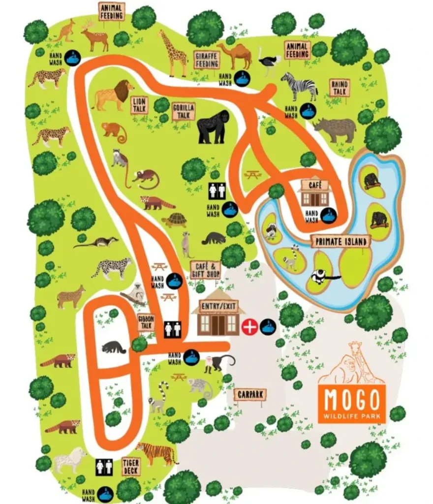 Mogo Wildlife Park Map (2024 - 2022) - All Maps