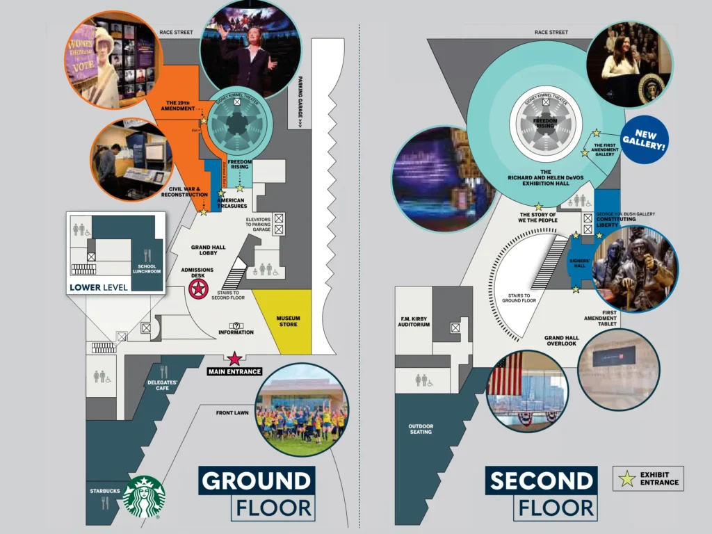 National Constitution Center Museum Map (2023) - All Maps