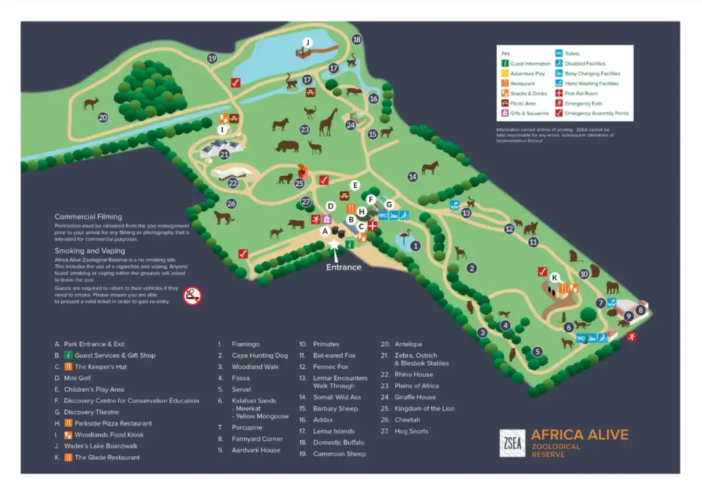 Riyadh Zoo Map (2023 - 2020) - All Maps