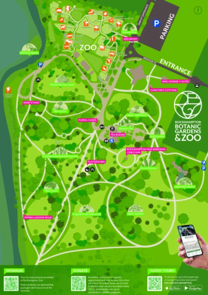 Rockhampton Zoo Map (2024 - 2022) - All Maps