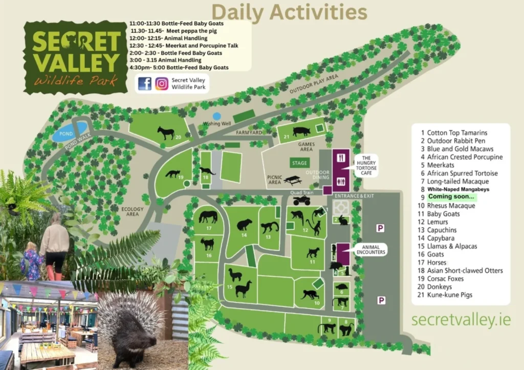 Secret Valley Wildlife Park Map (2024 - 2020) - All Maps