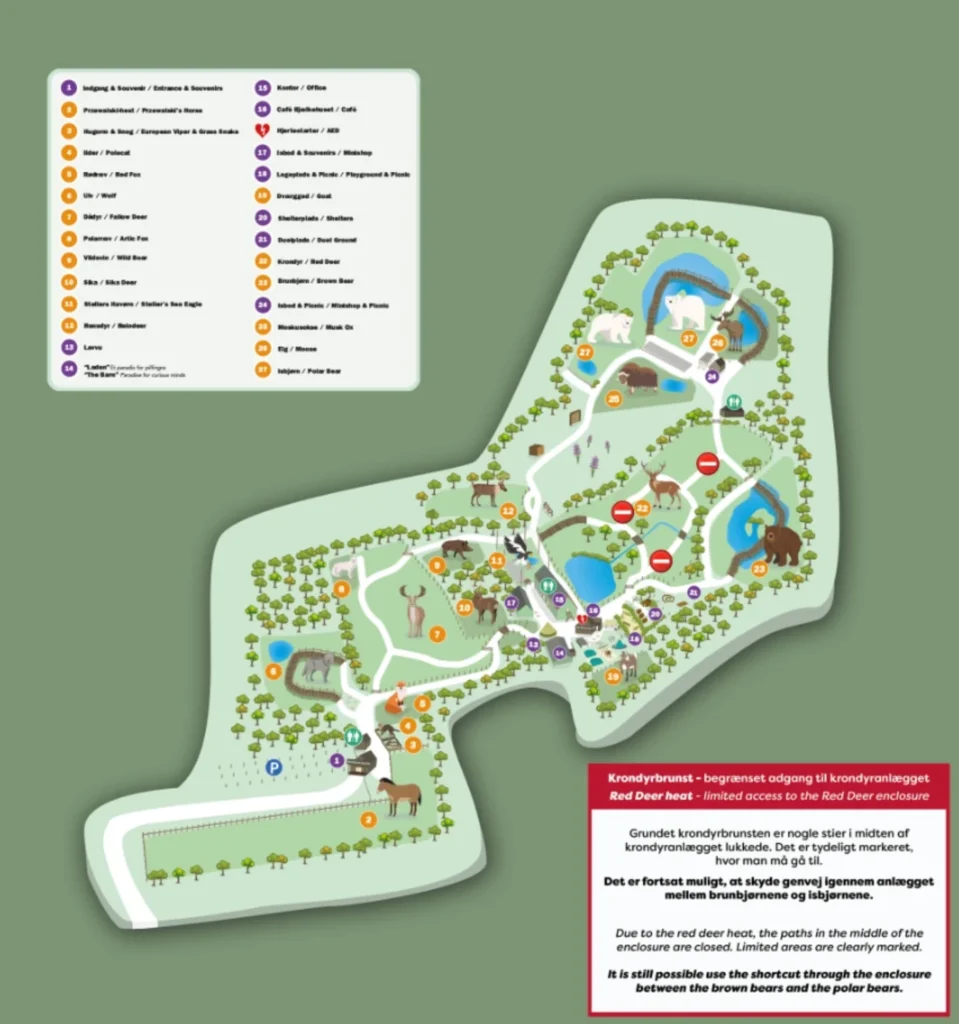 Skandinavisk Dyrepark Map (2024) - All Maps