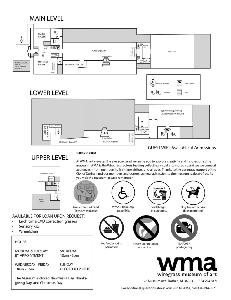 Wiregrass Museum of Art Map (2024 - 2023) - All Maps