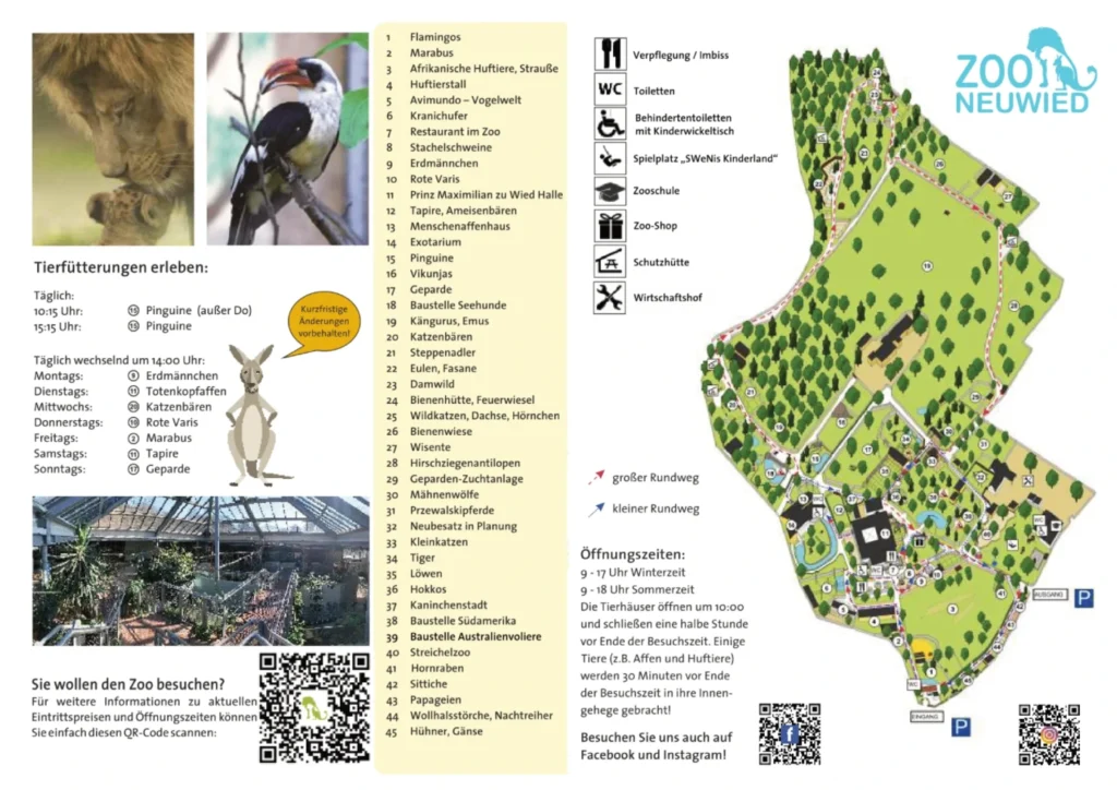 Zoo Neuwied Map (2024 - 2022) - All Maps