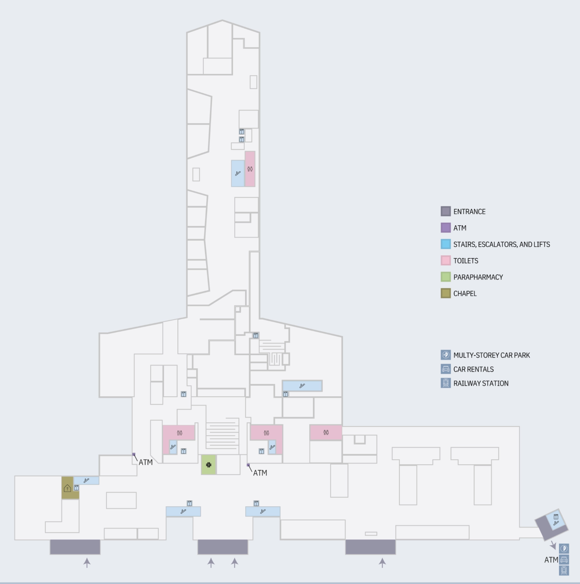 Cagliari Elmas Airport Terminal Map (2025) - All Maps