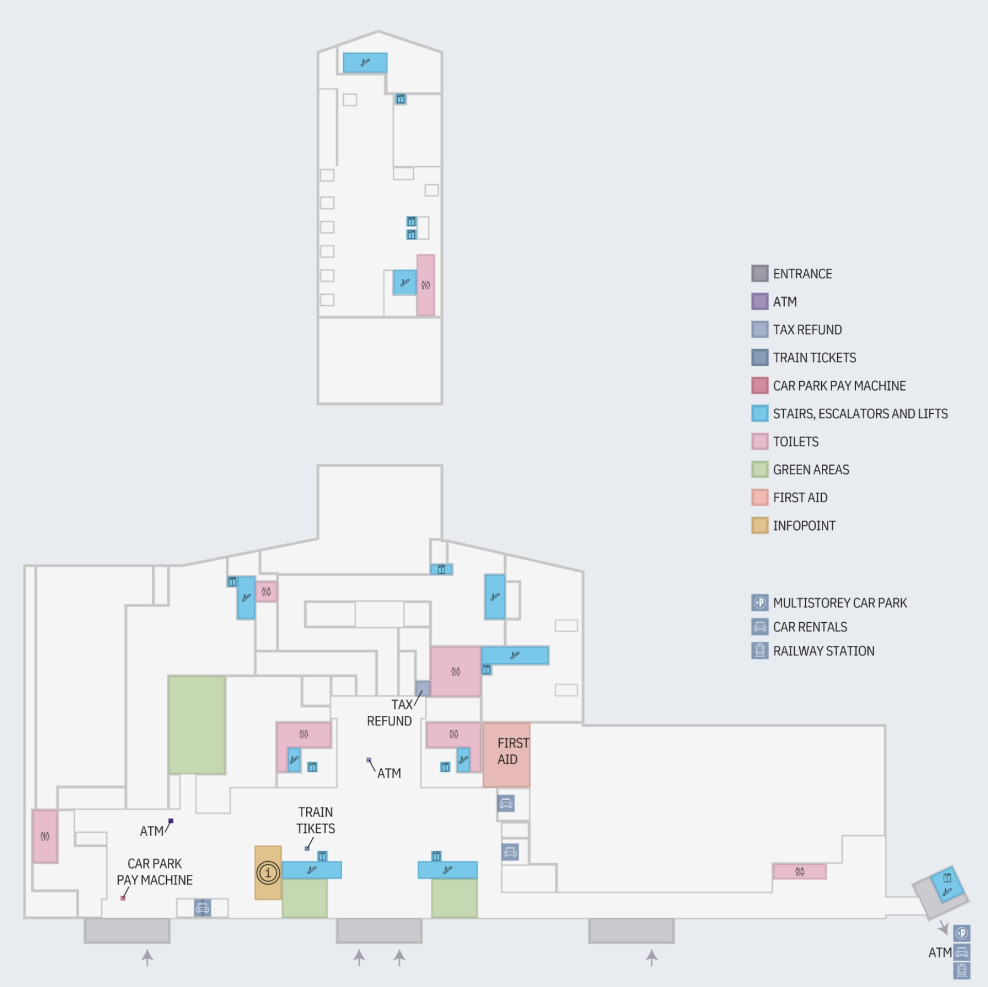Cagliari Elmas Airport Terminal Map (2025) - All Maps