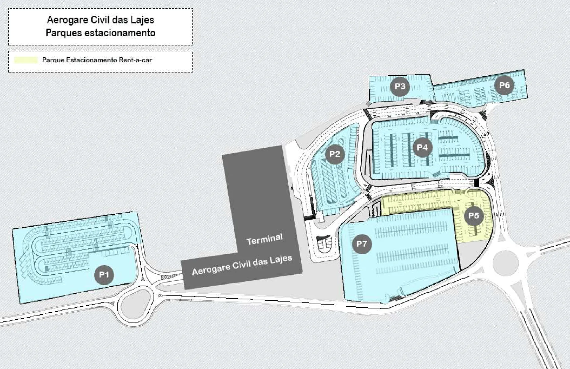 Lajes Airport Terminal Map (2025) - All Maps