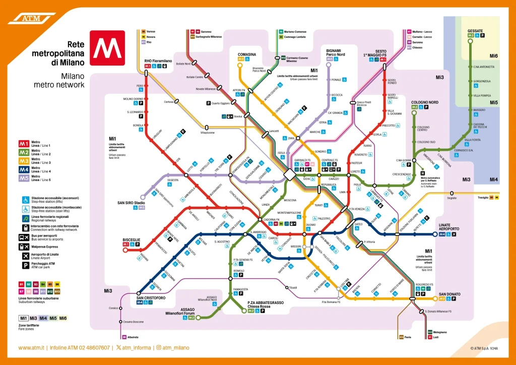 Milano Linate Airport Ground Transportation Map (2025) - All Maps