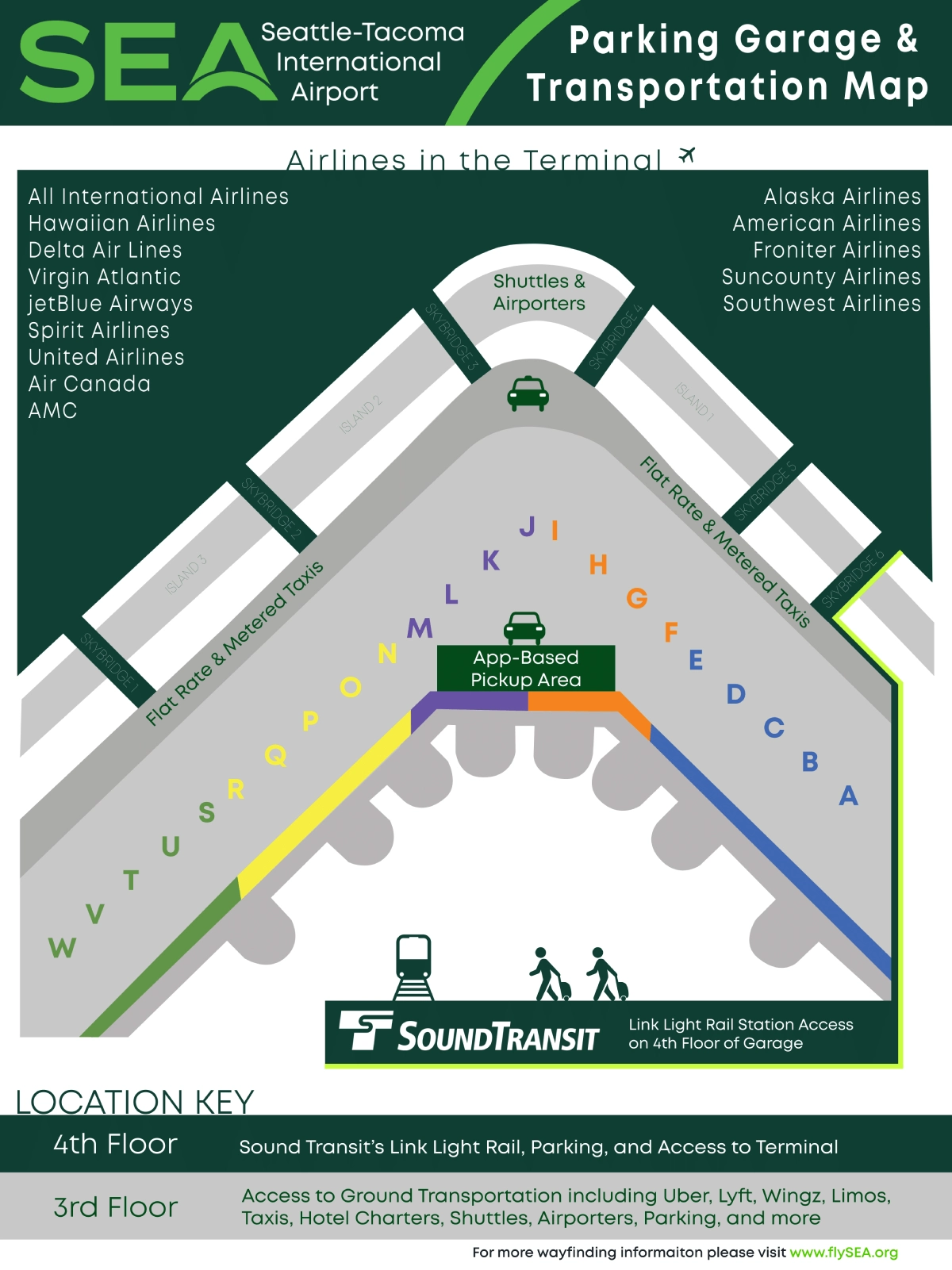 Seattle–Tacoma International Airport Parking Map (2025) - All Maps