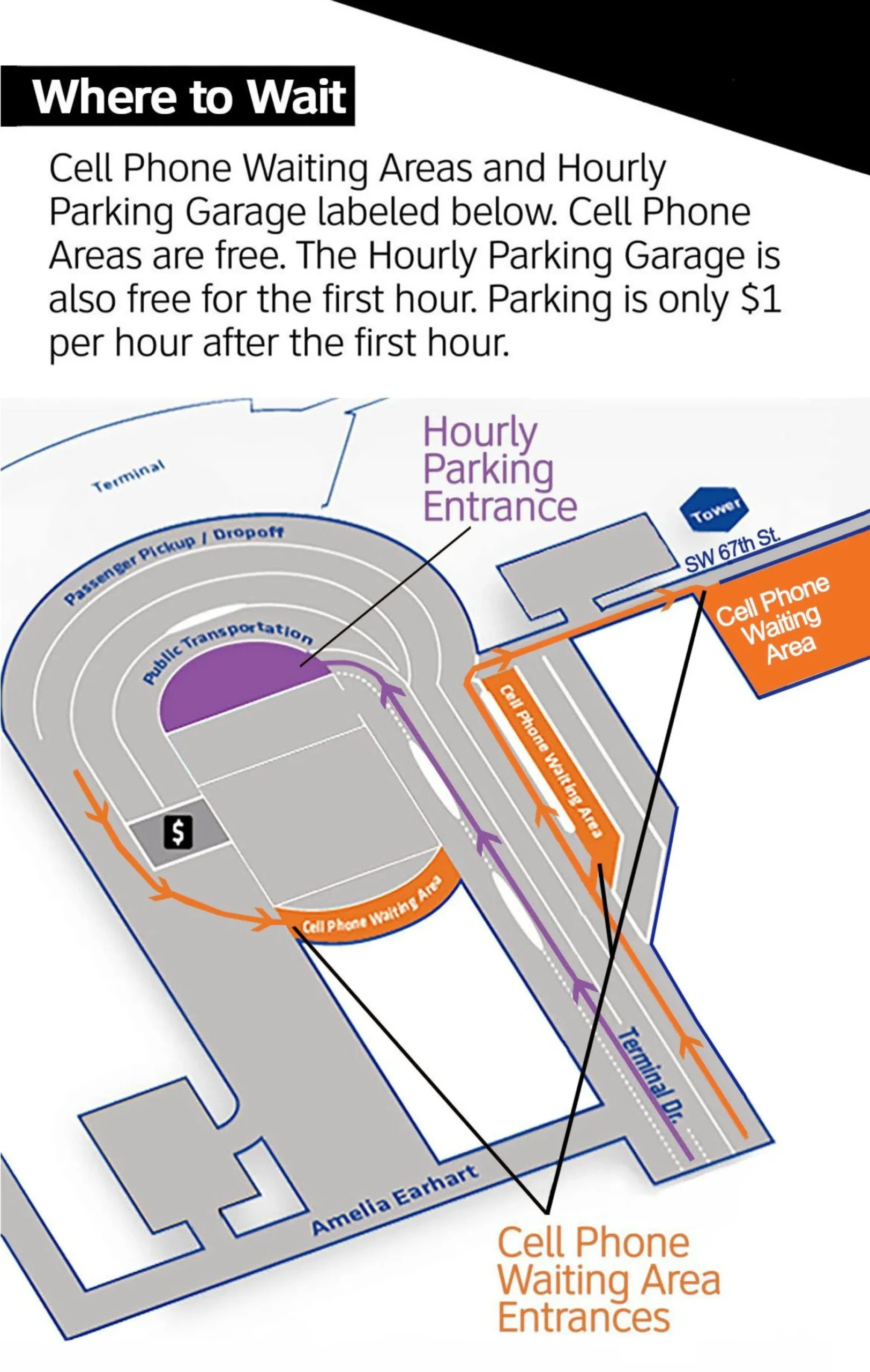 Will Rogers World Airport Parking Map (2025) - All Maps
